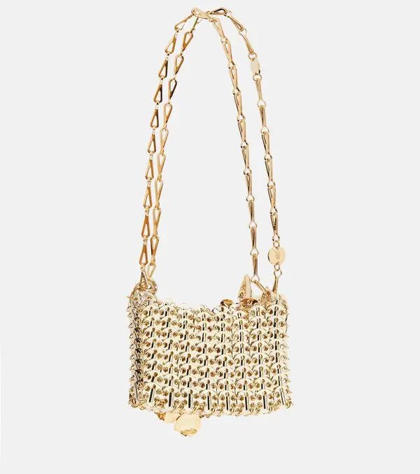 Rabanne Small Shoulder Bag - Gold