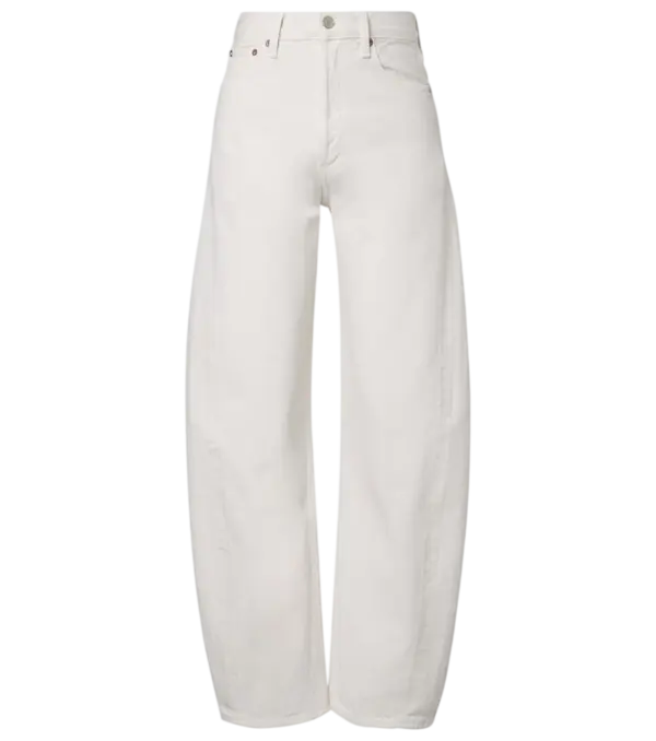 AGOLDE Luna Barrel-leg Jeans - White