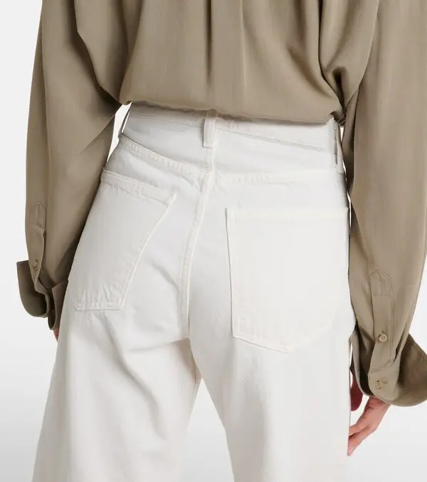 AGOLDE Luna Barrel-leg Jeans - White
