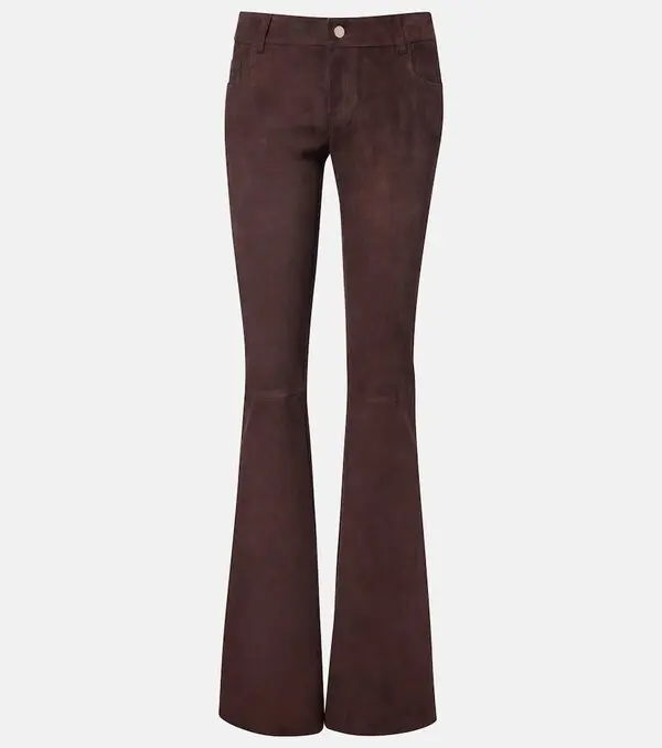 Stouls Pawlonia Suede Flared Pants