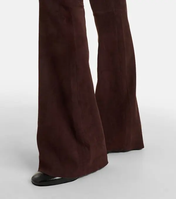 Stouls Pawlonia Suede Flared Pants