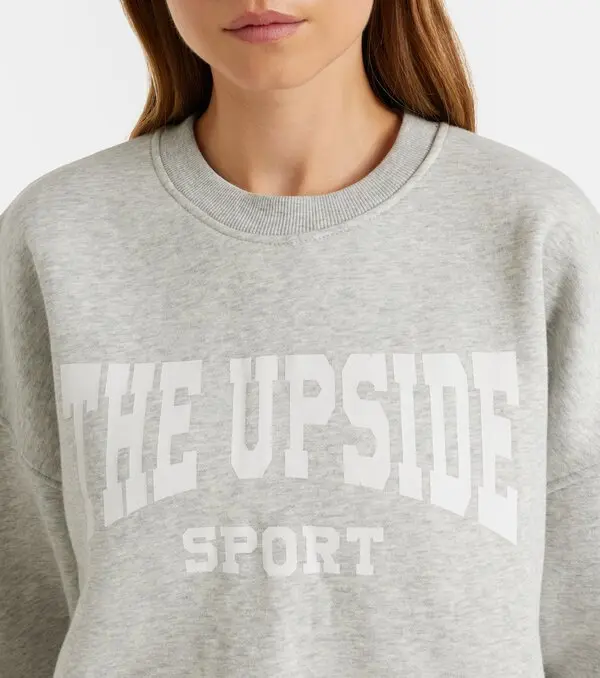 The Upside Paloma Oversized Cotton-blend Jersey Sweatshirt