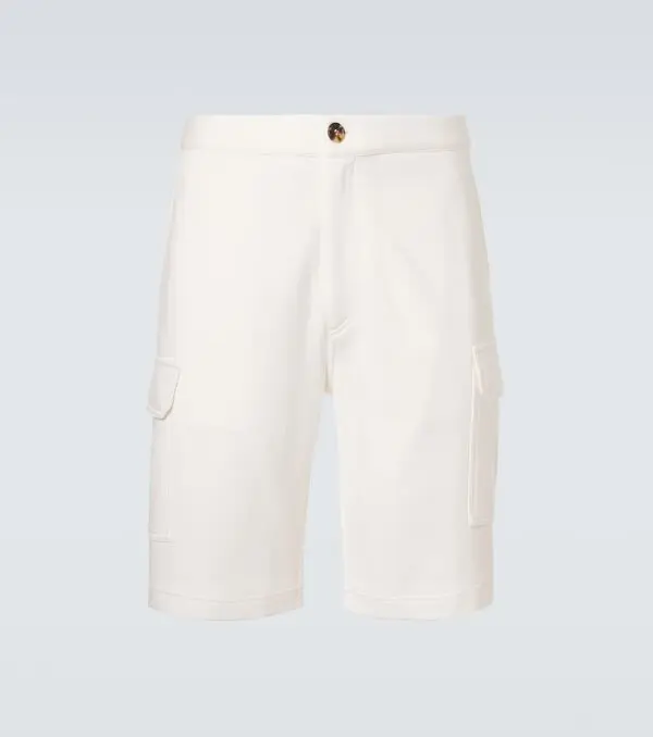 Brunello Cucinelli Cotton-blend Cargo Shorts
