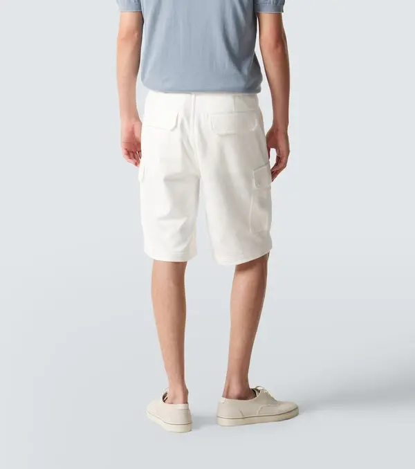 Brunello Cucinelli Cotton-blend Cargo Shorts