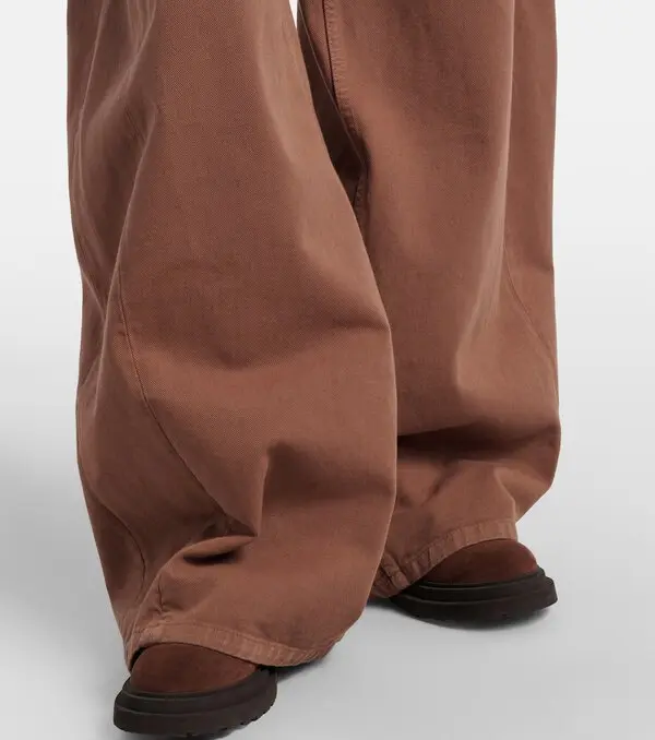 Brunello Cucinelli Monili Wide-leg Jeans - Brown
