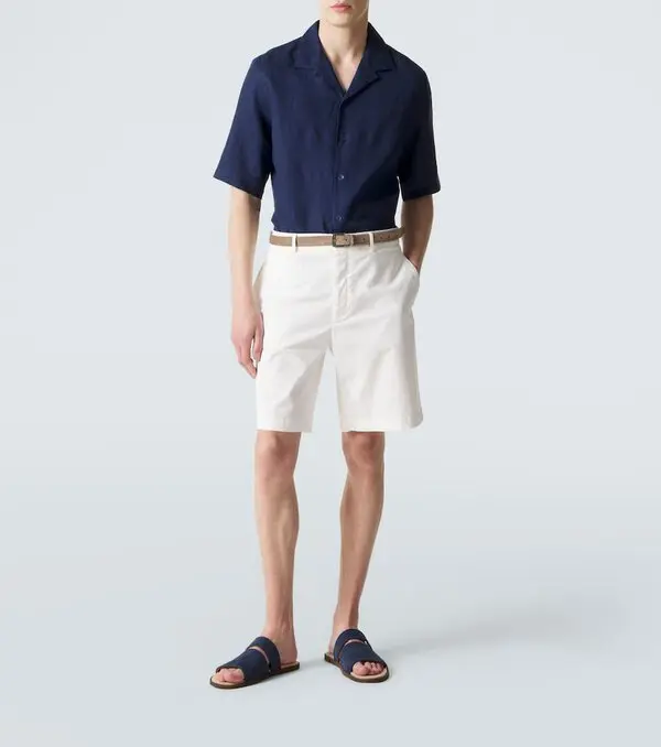Brunello Cucinelli Suede Sandals - Blue