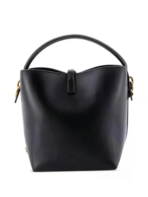 Saint Laurent Le 37 Leather Bucket Bag
