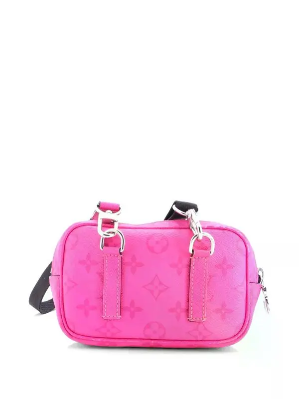 LOUIS VUITTON Outdoor Pouch Monogram Taigarama Crossbody Bag - Pink