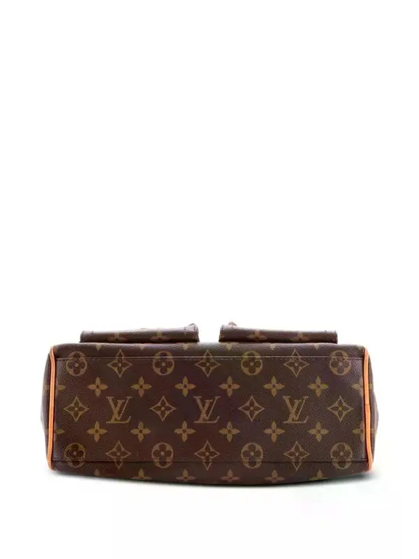 LOUIS VUITTON Manhattan Handbag Monogram Canvas Pm Satchel