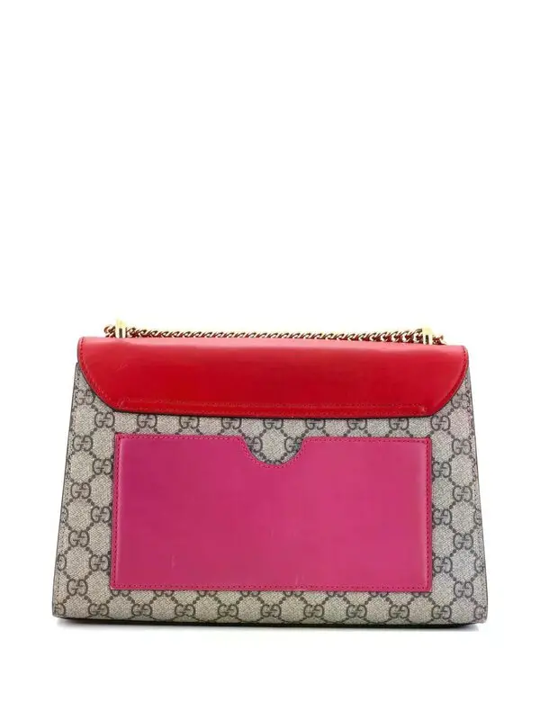 Gucci Padlock Gg Coated Canvas And Leather Shoulder Bag