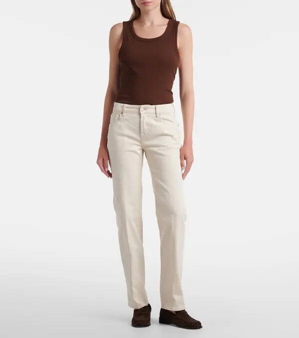 7 For All Mankind Calie Straight Jeans