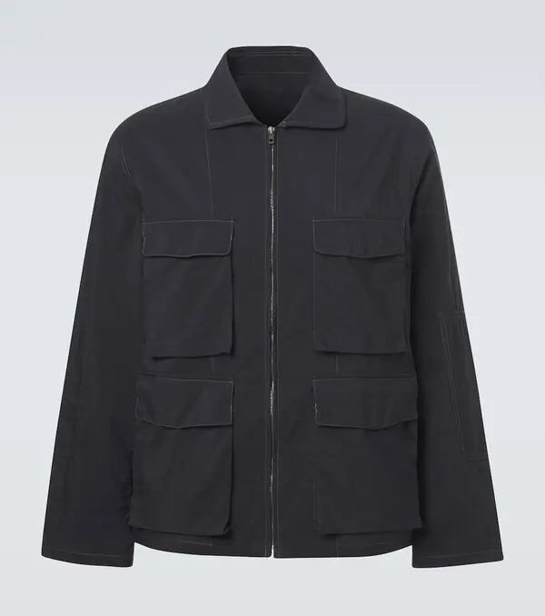 LEMAIRE Cotton-blend Canvas Field Jacket - Black