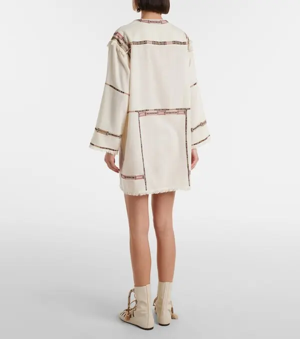 Isabel Marant Étoile Freya Silk Mini Dress - White