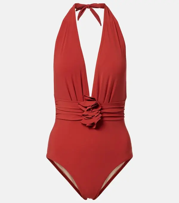 KARLA COLLETTO Circle Swimsuit - Orange