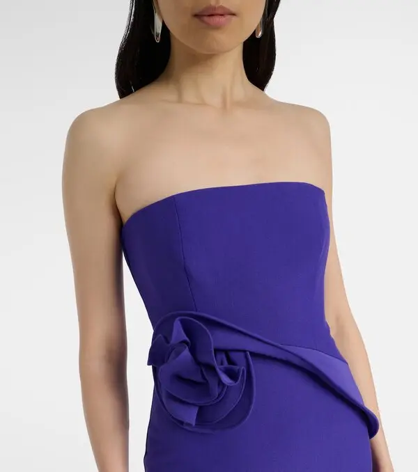 Roland Mouret Floral-applique Gown