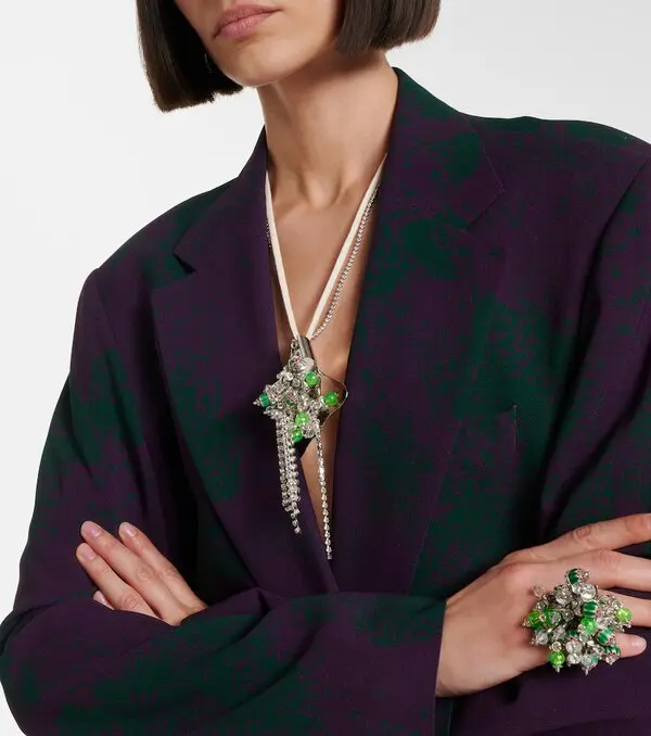 Dries Van Noten Embellished Charm Necklace