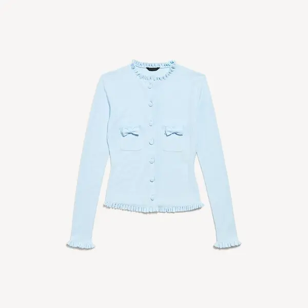 Balenciaga Fitted Cardigan - Blue