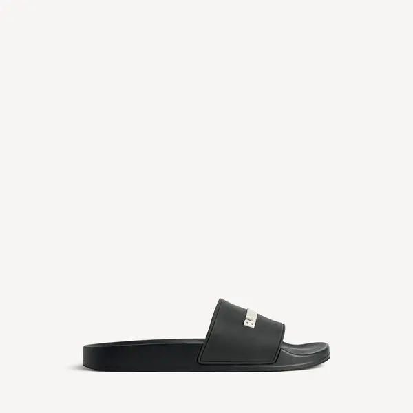 Balenciaga Pool Slide Sandal - Black