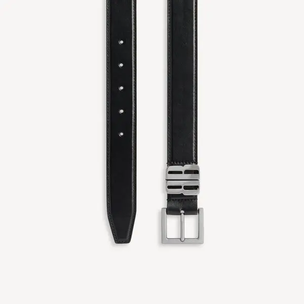 Balenciaga Bb Editor Belt - Black