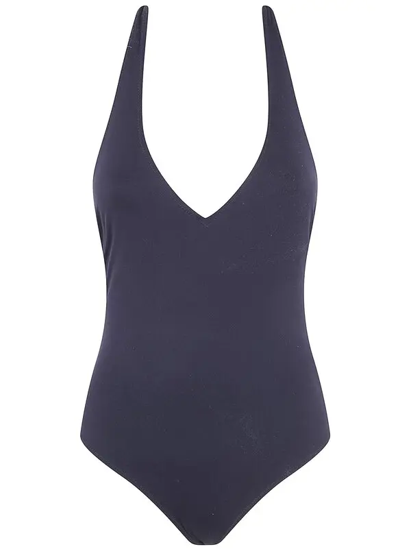 LAURA URBINATI Deep Neck Bodysuit