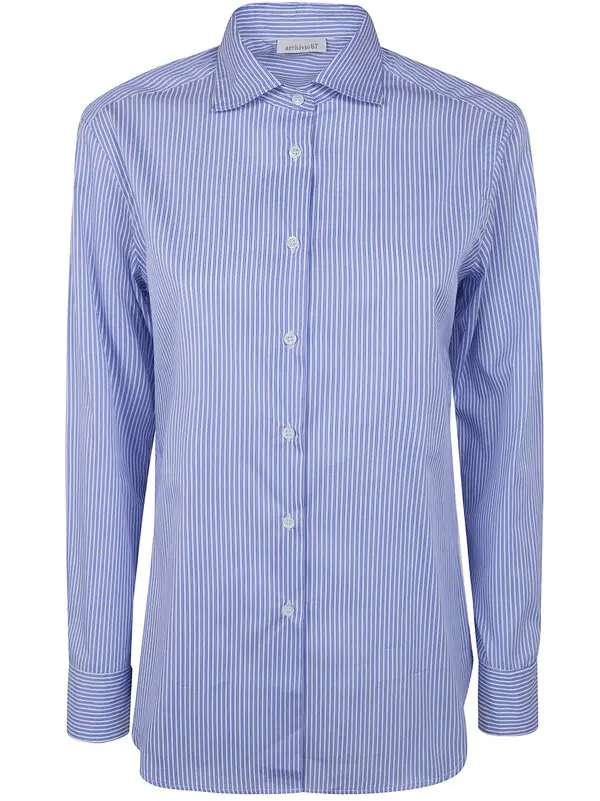 ARCHIVIO67 Long Sleeve Striped Shirt
