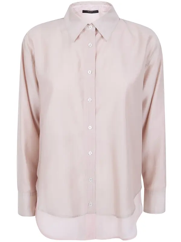 Seventy Voile Lyocell Bicolor Reversible Shirt - Beige