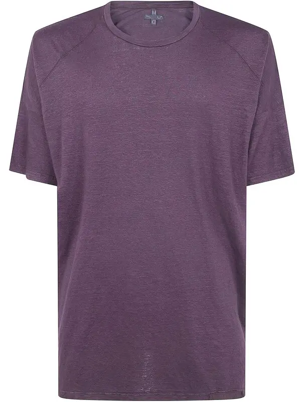 MD75 Linen Oversized T-shirt - Red