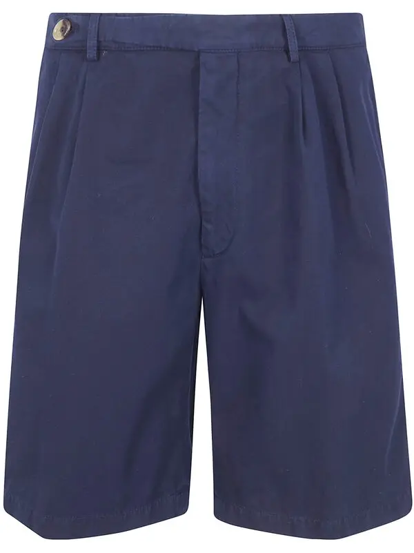 Brunello Cucinelli Bermuda Trousers - Blue