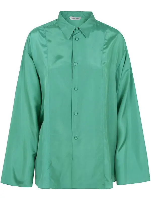 Alberta Ferretti Oversized Silk Shirt