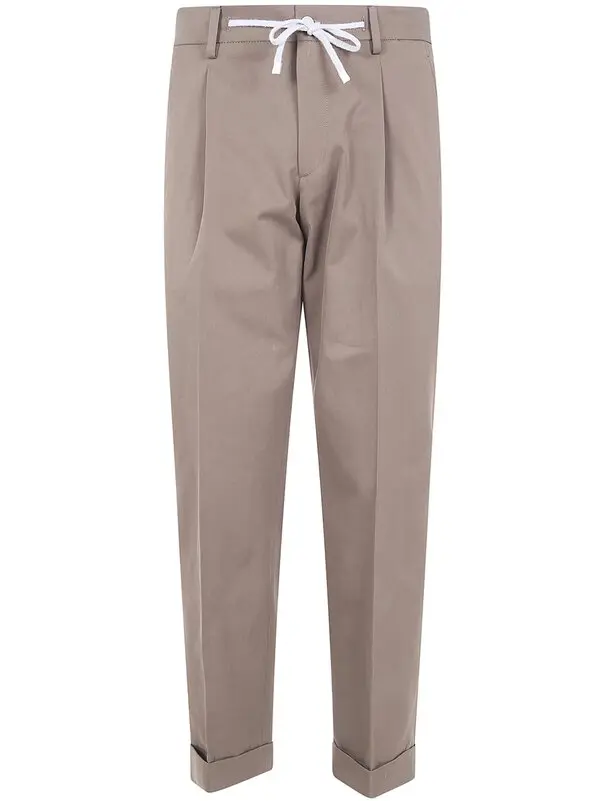 BARBA NAPOLI Roma Chino Trousers - Brown