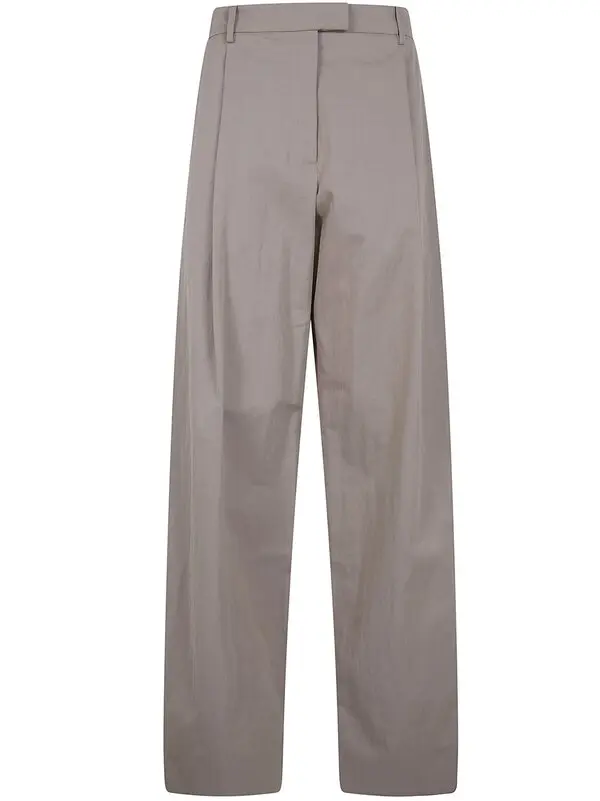 Magda Butrym Wide Leg Trousers - Beige