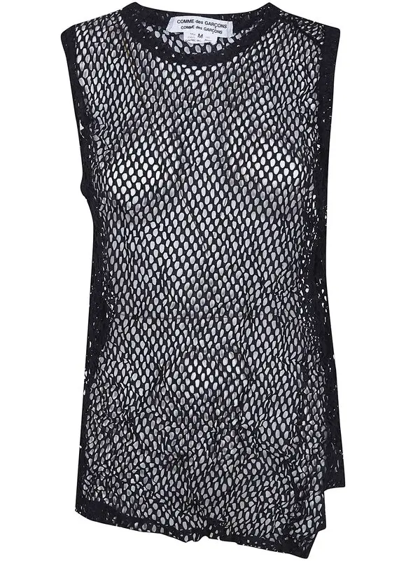 Comme Des Garçons Asymmetrical Tank Top - Black