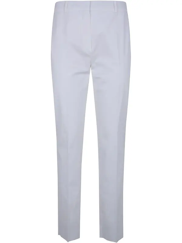 Max Mara Carpa' Stretch Popeline Trousers - White