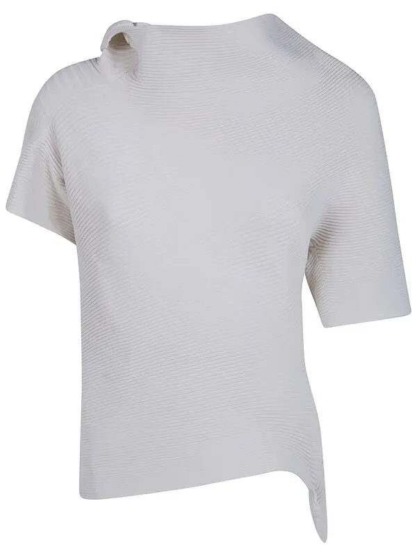 Issey Miyake Life Form Volume Top - White