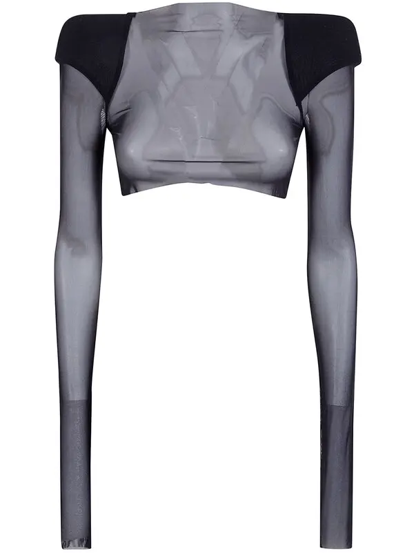 Rick Owens Helm Top T-shirt - Black