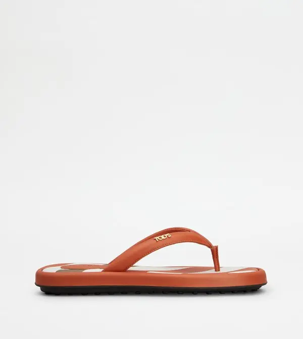 TOD'S Leather Thong Sandals