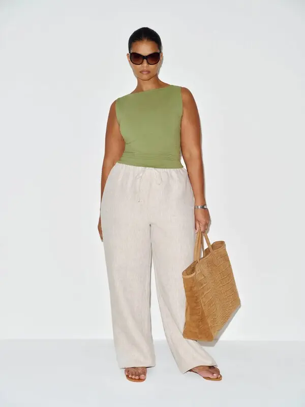 REFORMATION Dusk Knit Top - Green