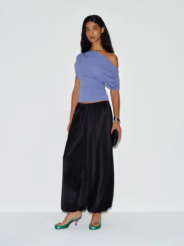 REFORMATION Iris Knit Top - Blue