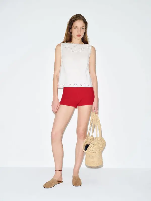REFORMATION Fiorella Top - Ivory