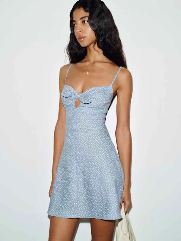 REFORMATION Hadley Linen Dress