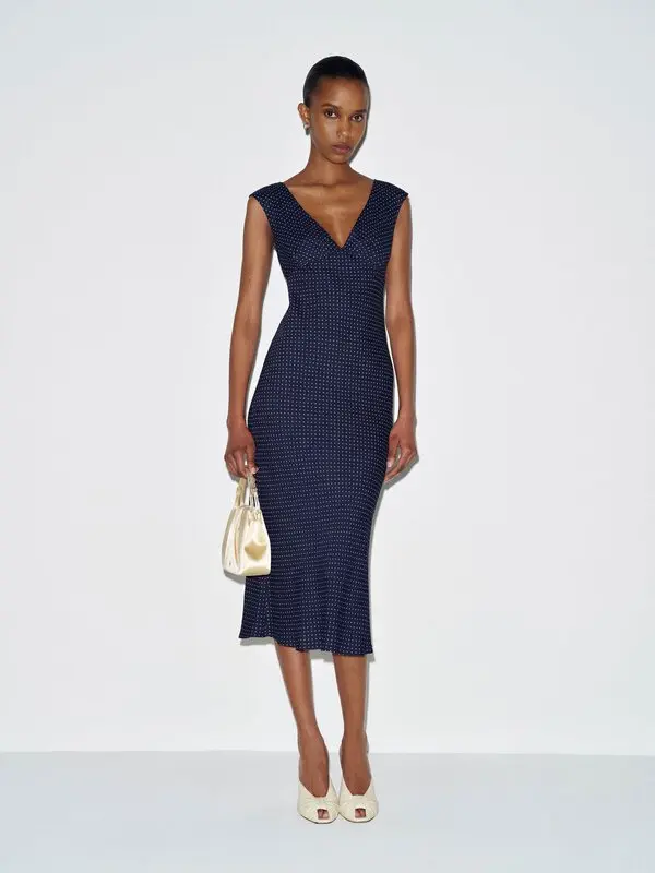 REFORMATION Clementina Dress - Blue