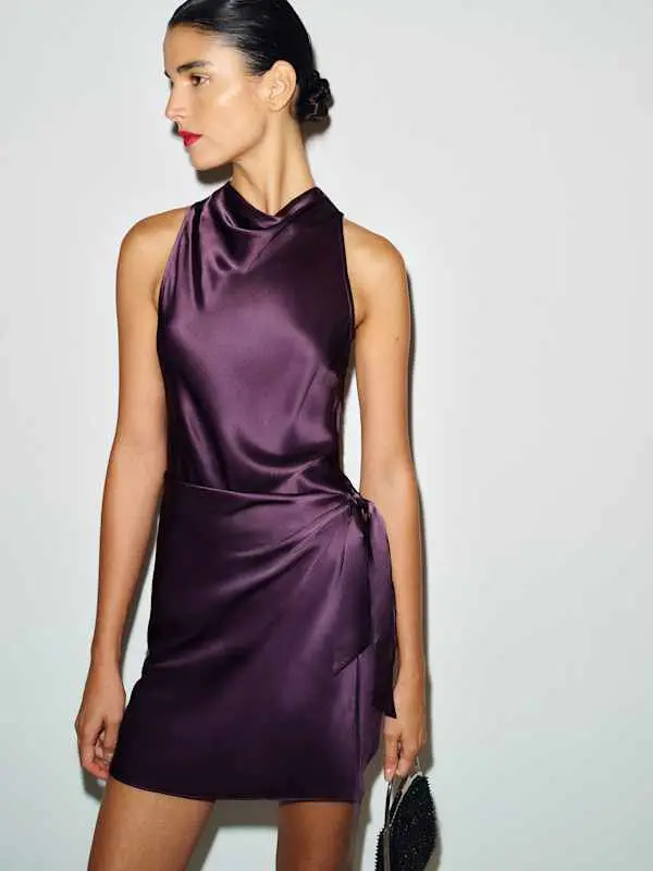 REFORMATION Stelliana Silk Dress