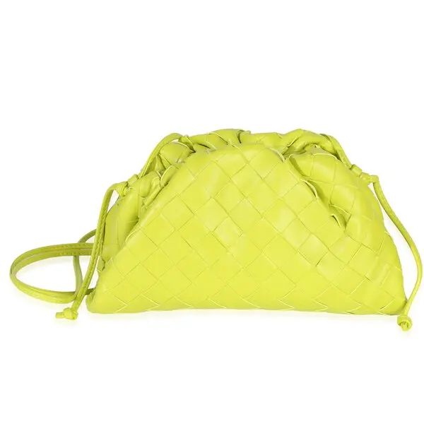 Bottega Veneta The Pouch Nappa Intrecciato - Green