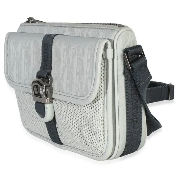 Dior Light Oblique Jacquard 8 Pouch With Strap