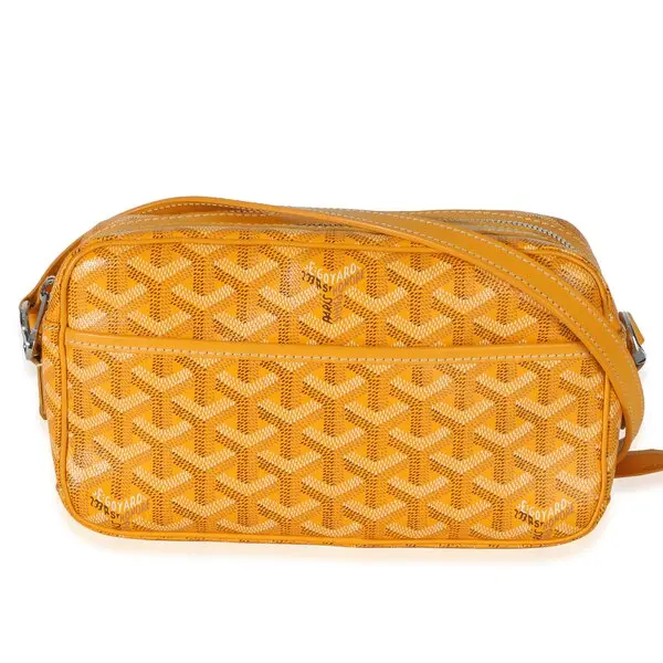 Goyard Ine Canvas Sac Cap Vert Pm - Yellow
