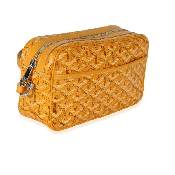 Goyard Ine Canvas Sac Cap Vert Pm - Yellow