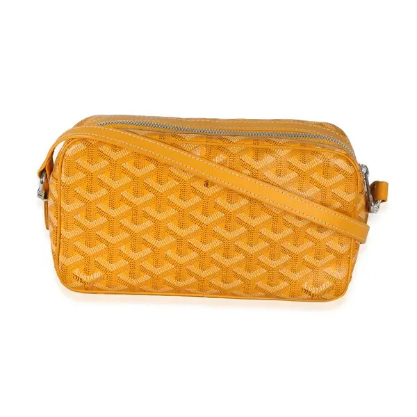 Goyard Ine Canvas Sac Cap Vert Pm - Yellow