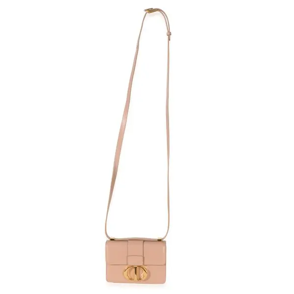 Dior Light Smooth Calfskin Micro 30 Montaigne Flap Bag - Pink