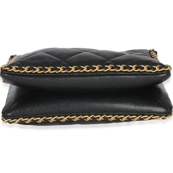 Chanel Quilted Caviar Never Ending Chain Tote