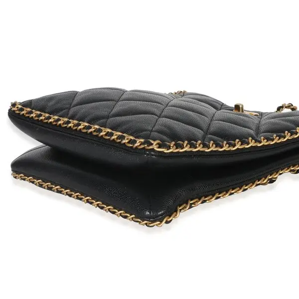 Chanel Quilted Caviar Never Ending Chain Tote
